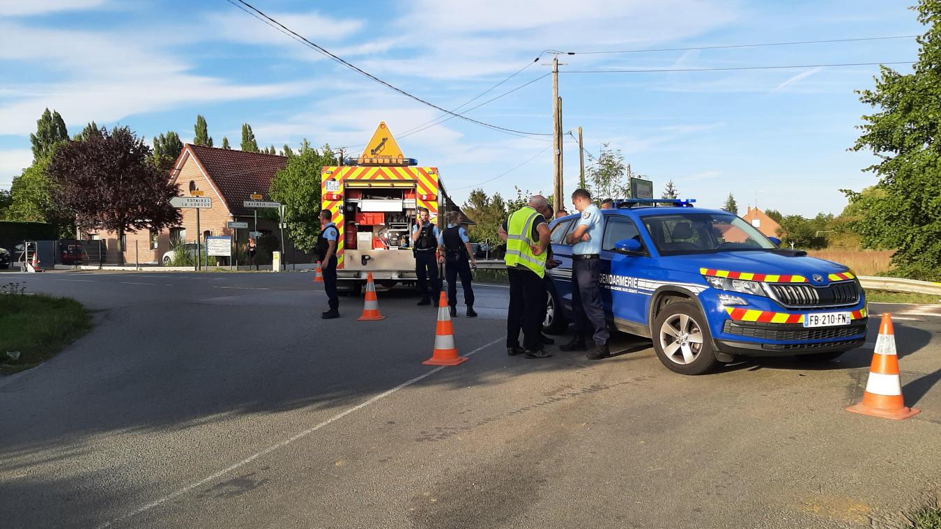 Un mort et un blessé grave dans un accident entre une moto et une voiture à Laventie