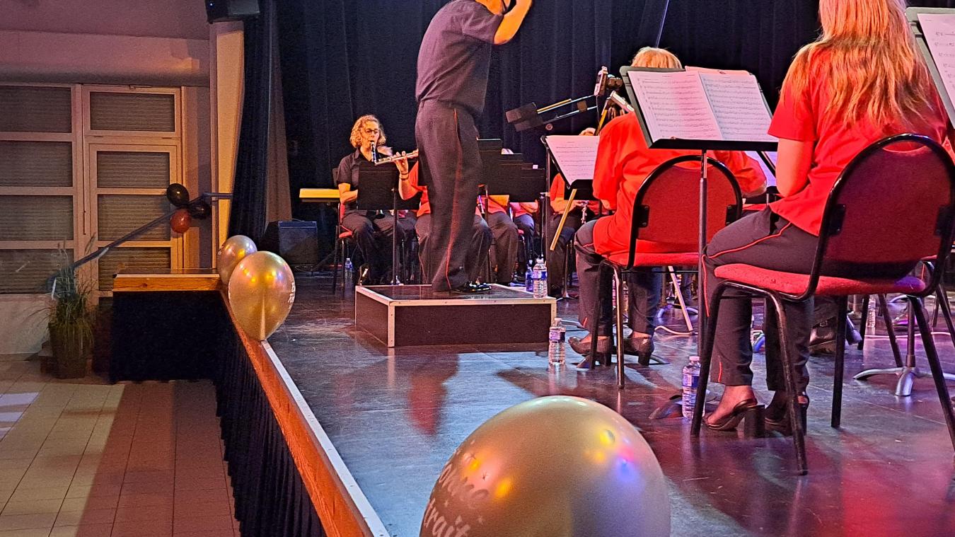 Fabrice Quéva, a dirigé son dernier concert de Sainte-Cécile à Ghyvelde ...